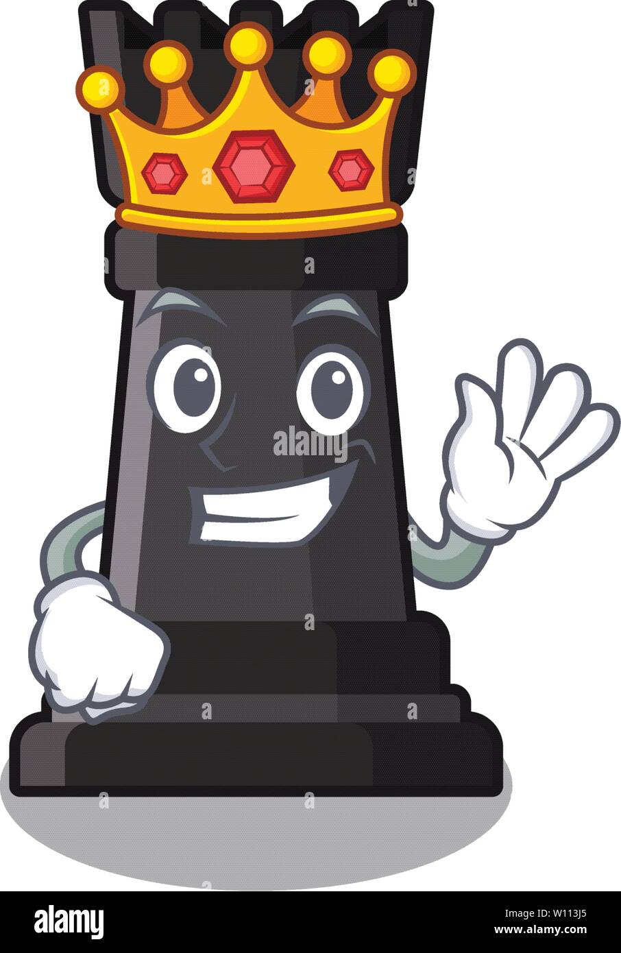 King rook chess on a cartoon chair Stock Vector Image & Art - Alamy