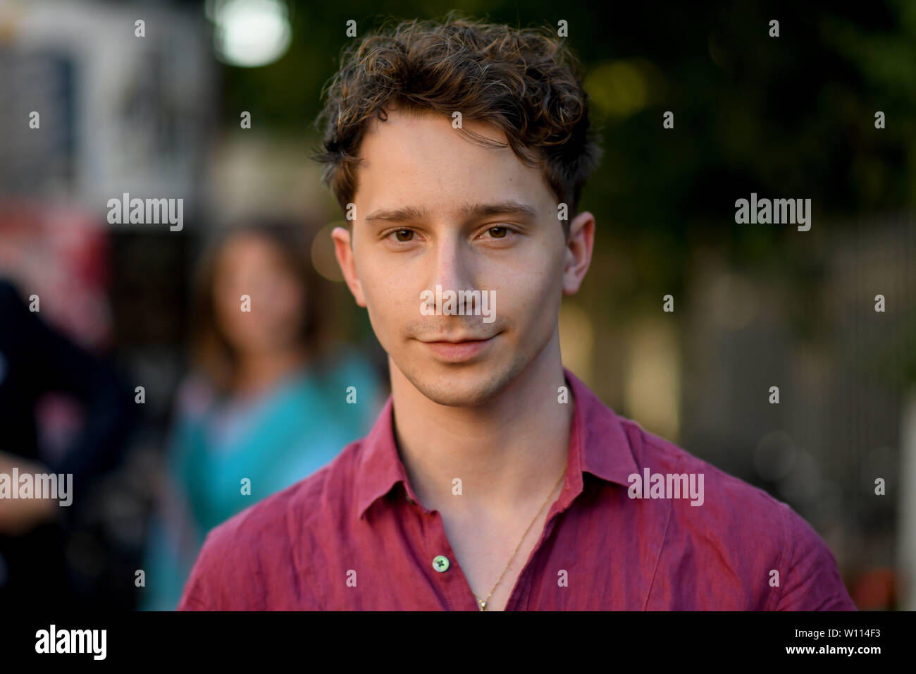 Munich, Germany. 28th June, 2019. Jonathan Berlin, actor, comes to the ...