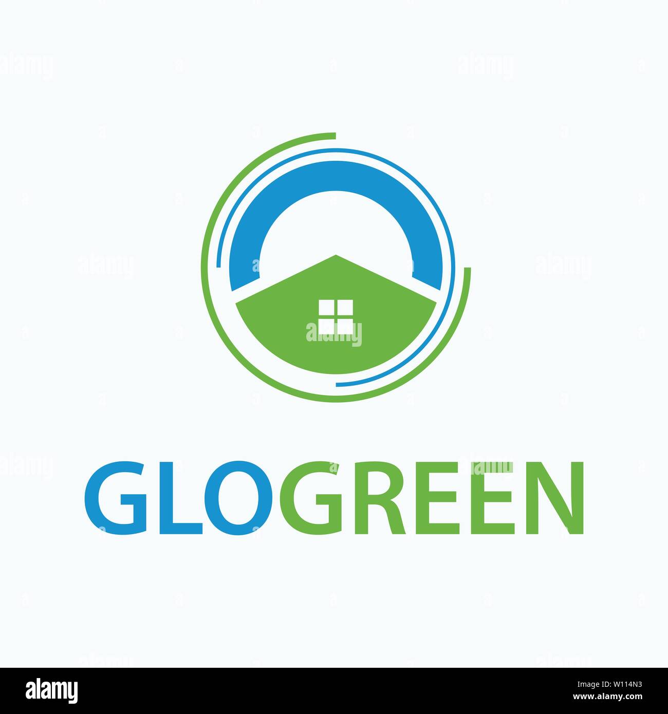 Building house logo vector Stock Vector Images - Alamy