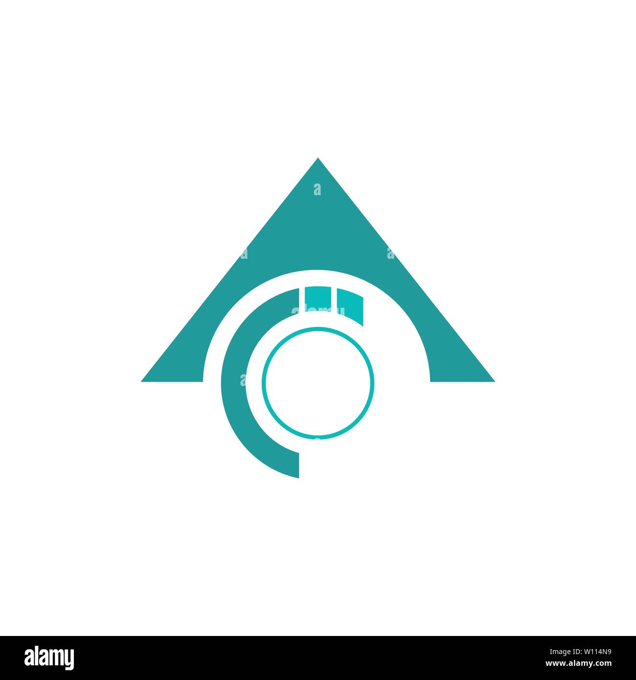 Building house logo vector Stock Vector Images - Alamy