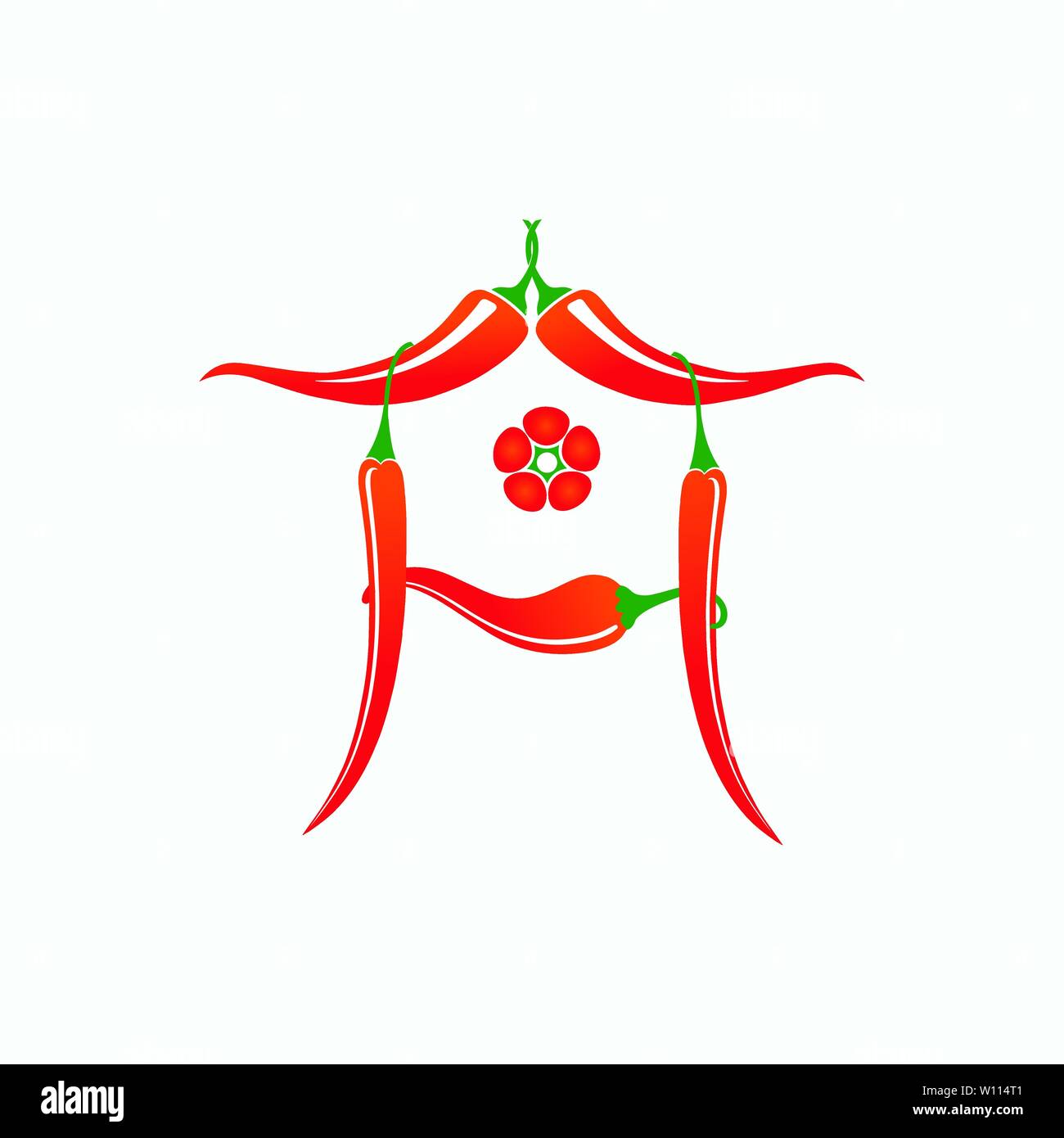 Chili logo vector vectors hi-res stock photography and images - Alamy