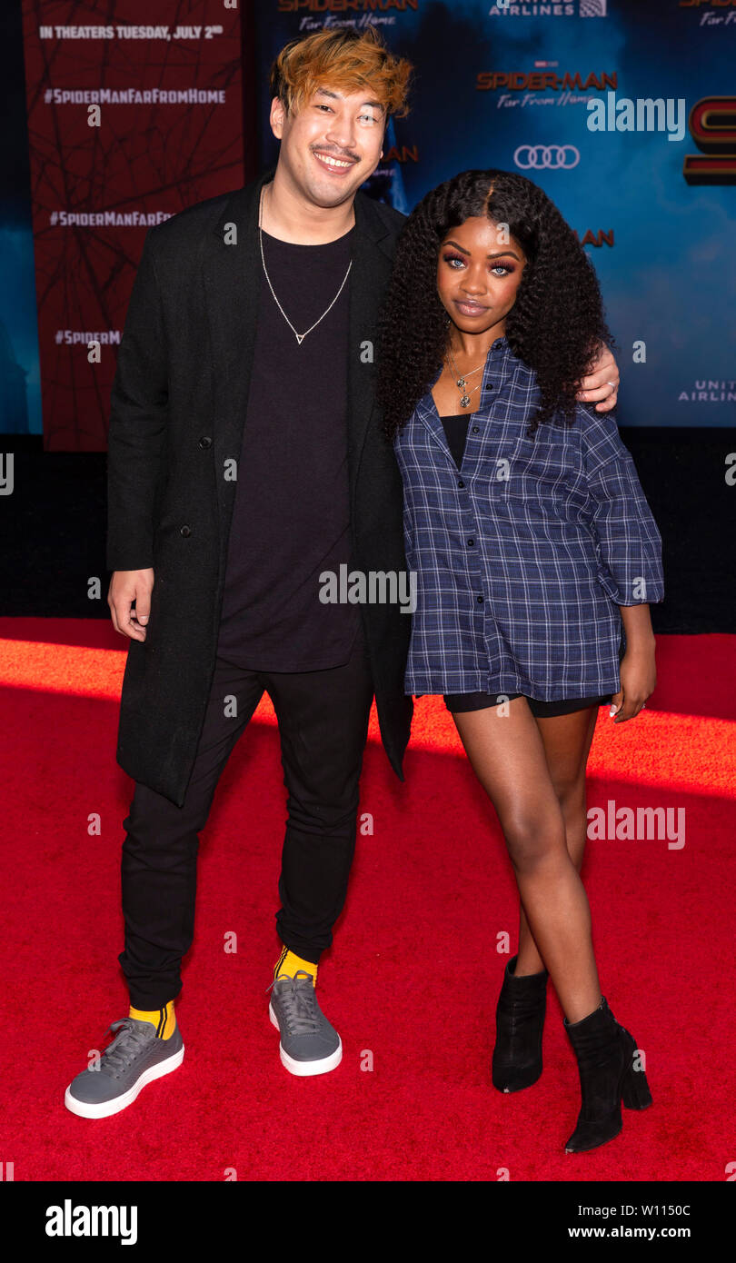 Los Angeles, CA - June 26, 2019: Cydnee Black (R) and guest attend the ...