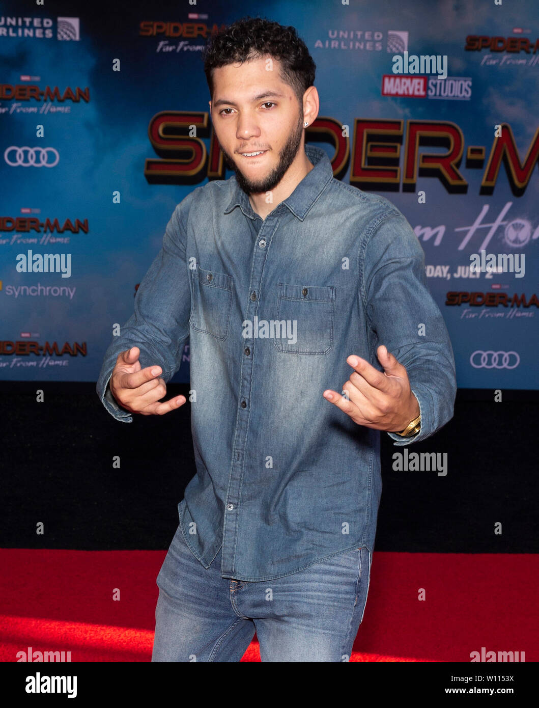 Los Angeles, CA - June 26, 2019: Steven Simpson Jr attends the premiere ...