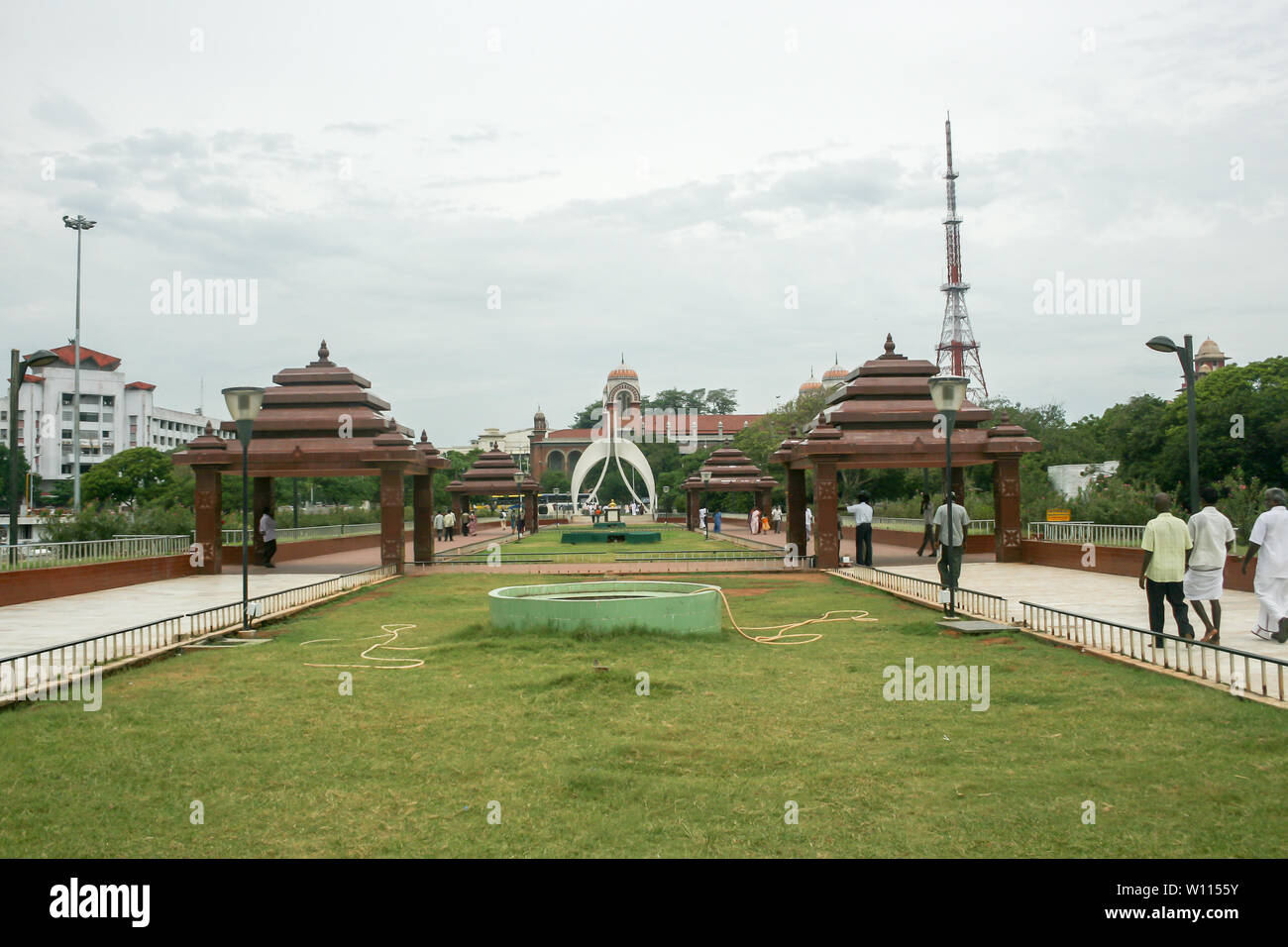 MGR memorial at Marina Beach, Chennai, Tamilnadu, India Stock Photo - Alamy