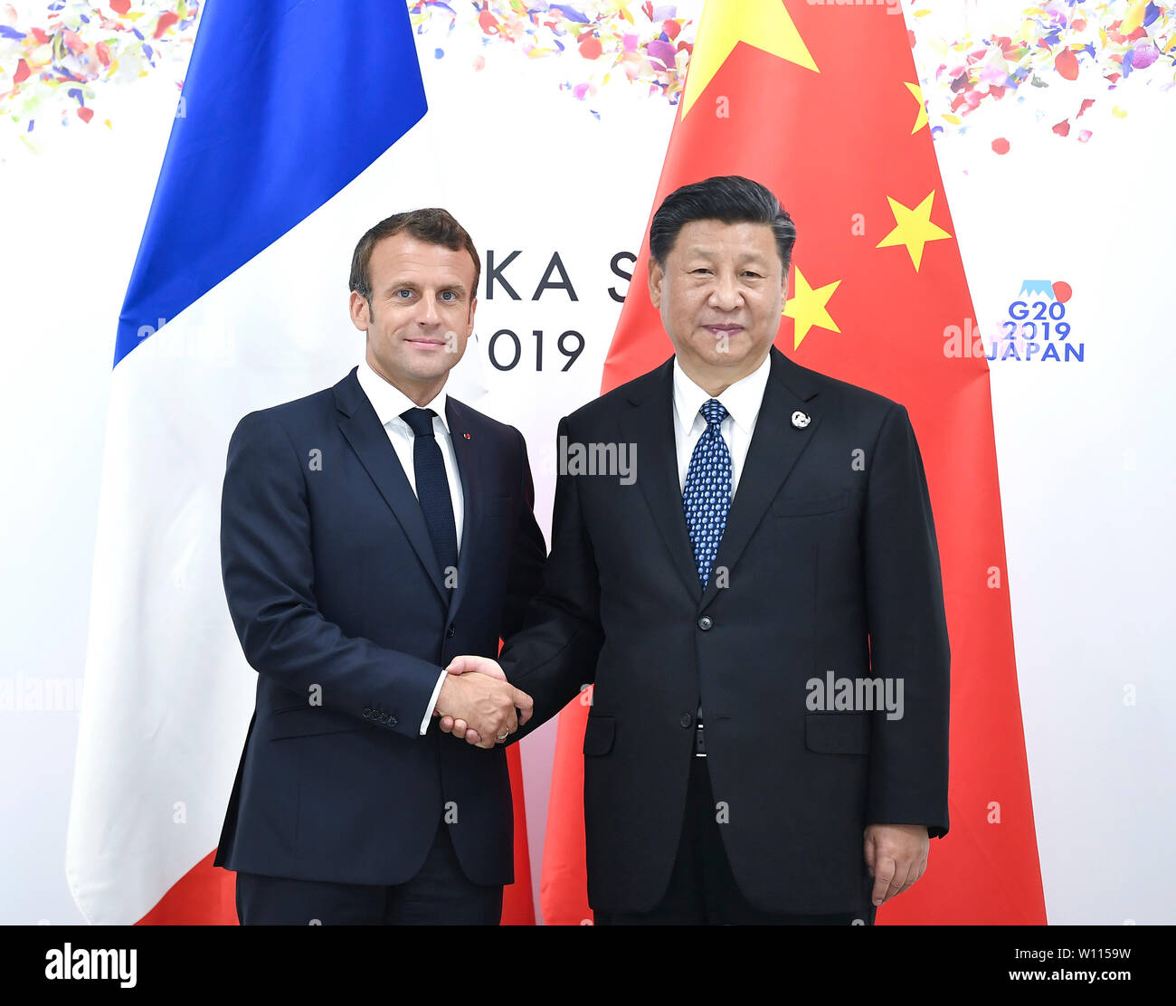 Emmanuel macron xi jinping hi-res stock photography and images - Alamy