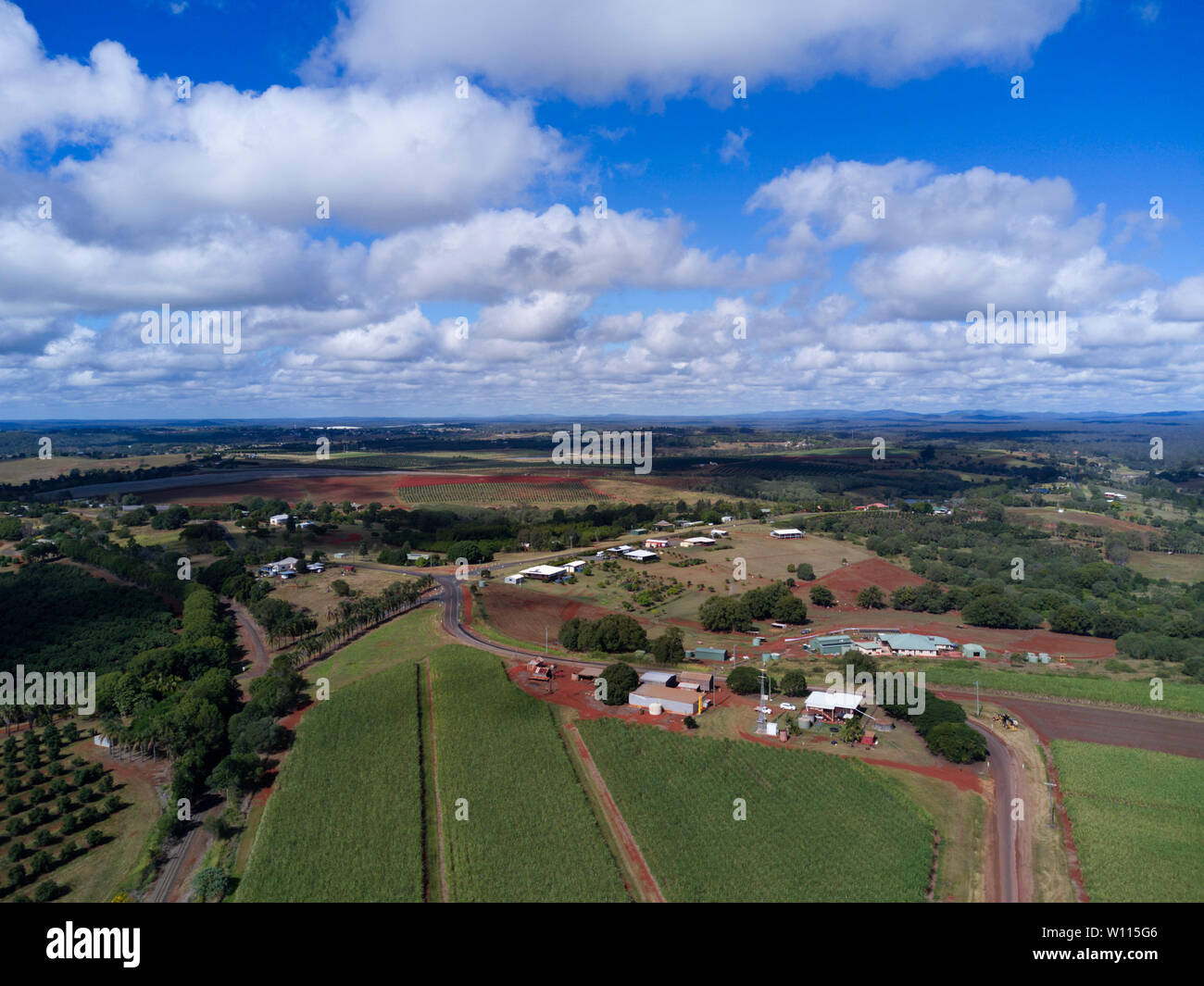 Aerial of Childers Queensland Australia Stock Photo - Alamy