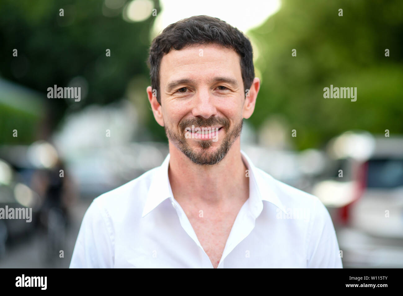 28 June 2019, Bavaria, Munich: Oliver Berben, producer, comes to the ...