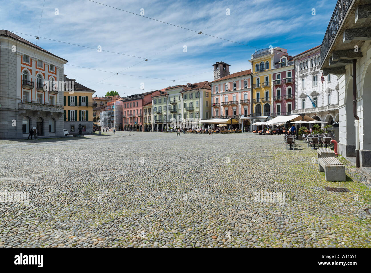 Switzerland ticino locarno old city hi-res stock photography and images ...