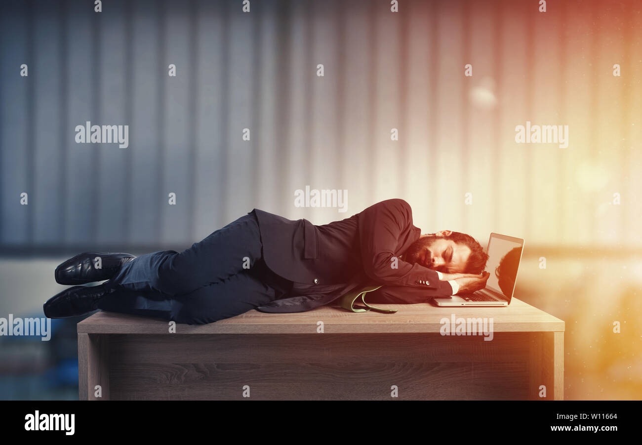 Sleeping At A Desk High Resolution Stock Photography and Images - Alamy