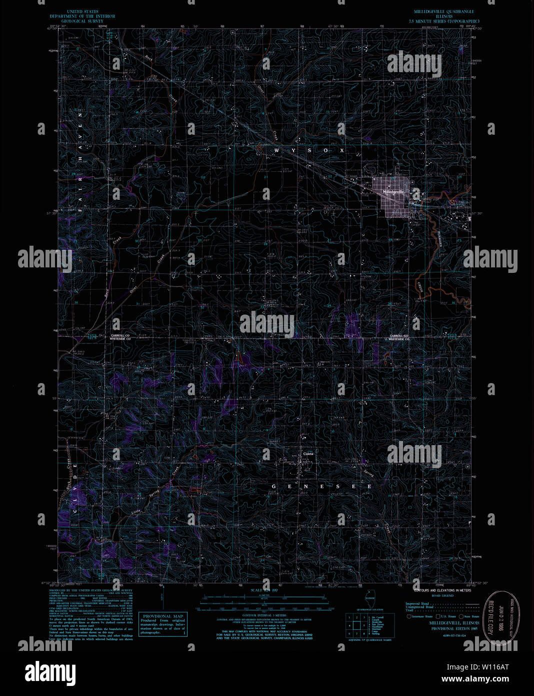 Map of milledgeville hi-res stock photography and images - Alamy