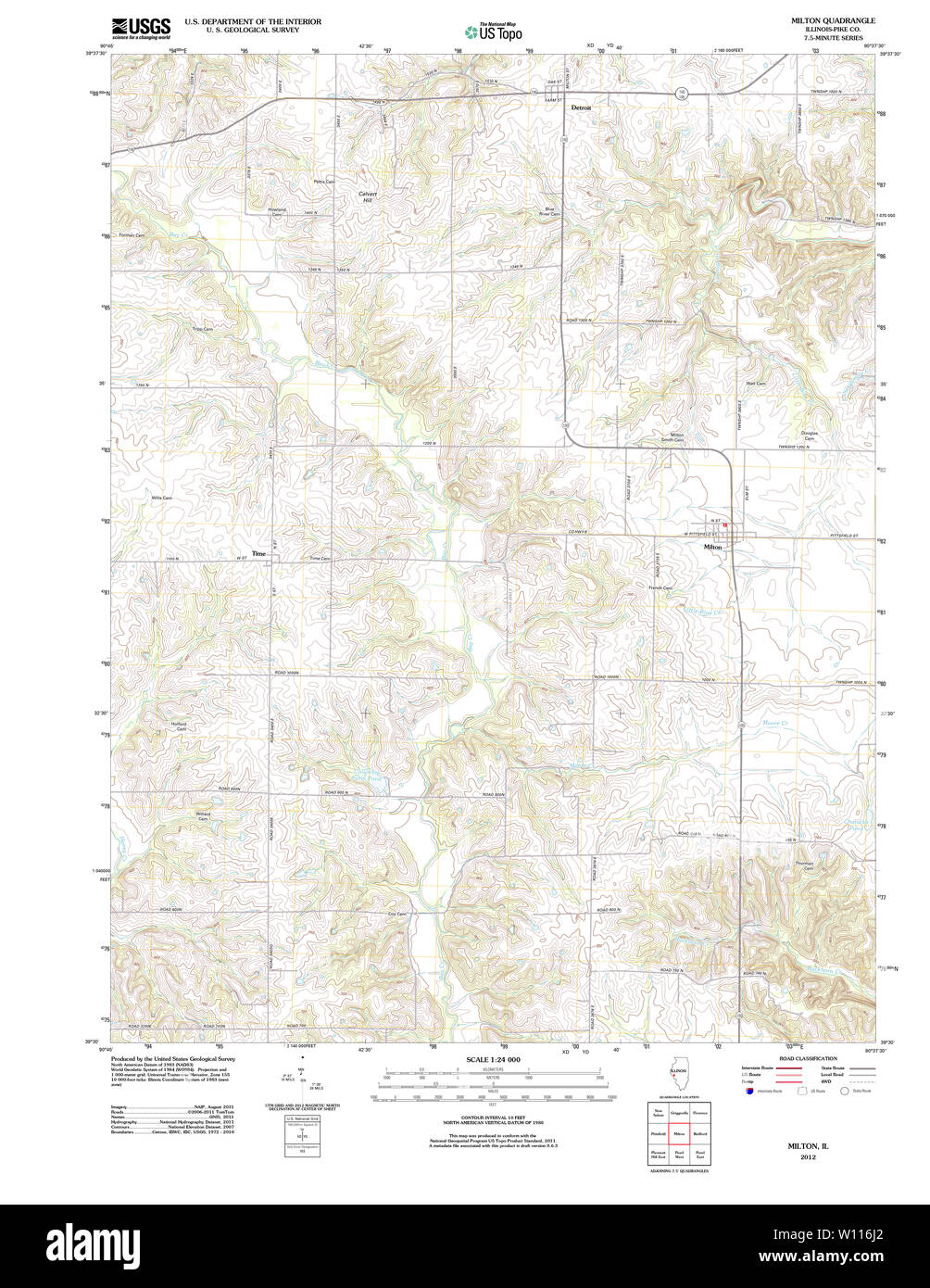 Milton map Cut Out Stock Images & Pictures - Alamy