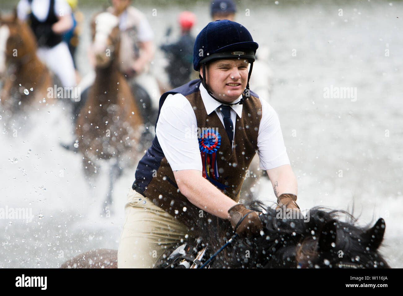 Galashiels, Scottish Borders, UK, June 29 2019. Braw Lads' Day 2019 ...