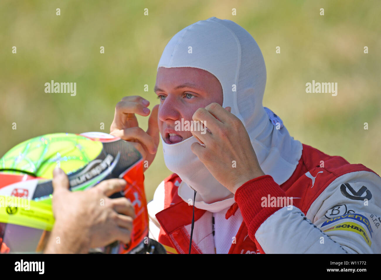 Mick SCHUMACHER (Prema Racing), Formula 2, gesture, prepares for the ...