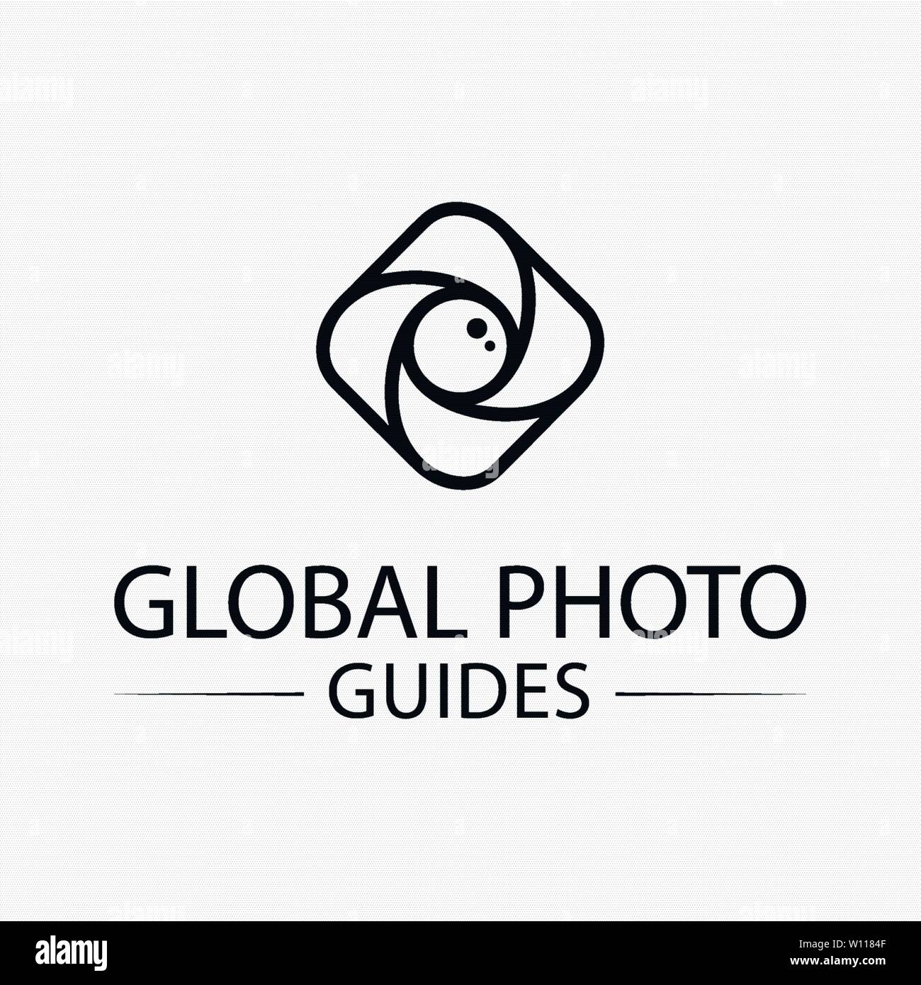 Camera lens logo hi-res stock photography and images - Alamy