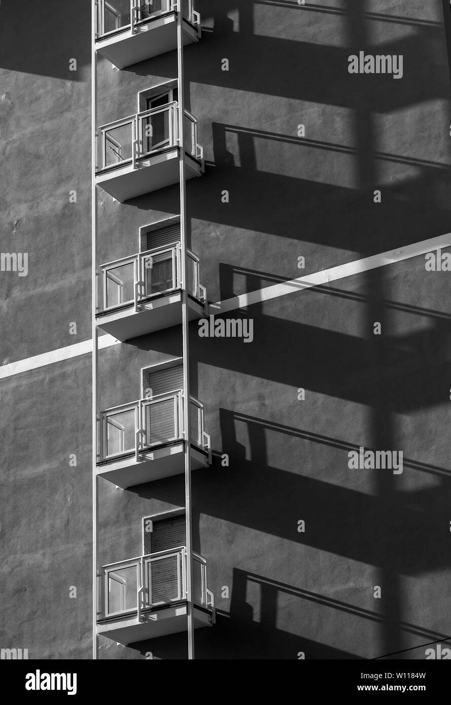 Italian sunshine Black and White Stock Photos & Images - Alamy