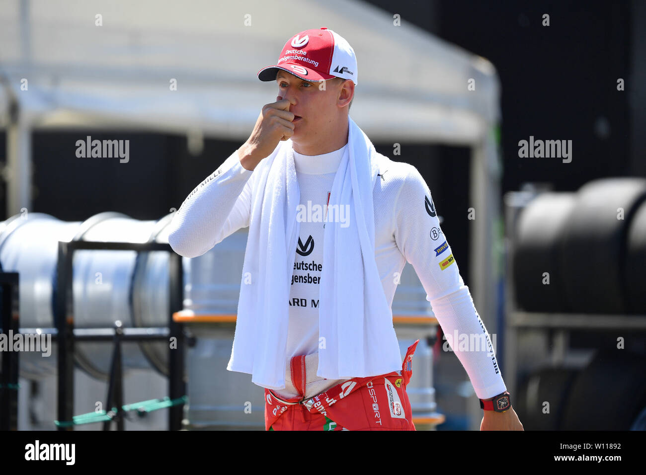 Mick SCHUMACHER (Prema Racing), Formula 2, skeptical, action, single ...