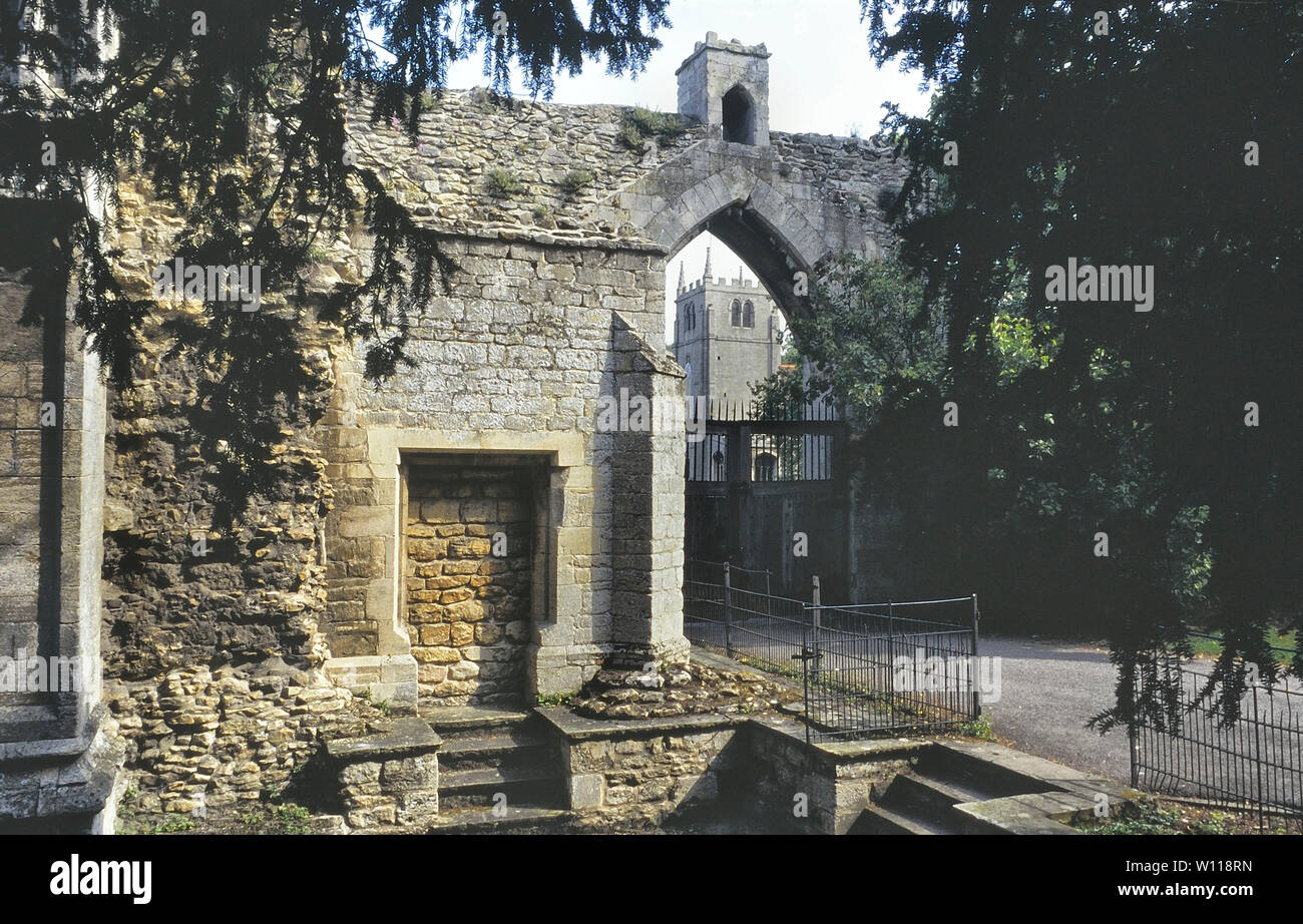 Abbey gatehouse ramsey abbey gatehouse hi-res stock photography and ...