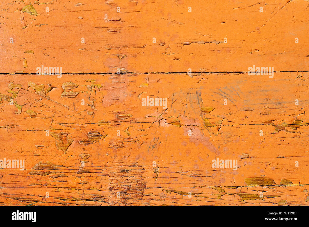 Orange Wooden Background, Wood Texture with paint Stock Photo - Alamy