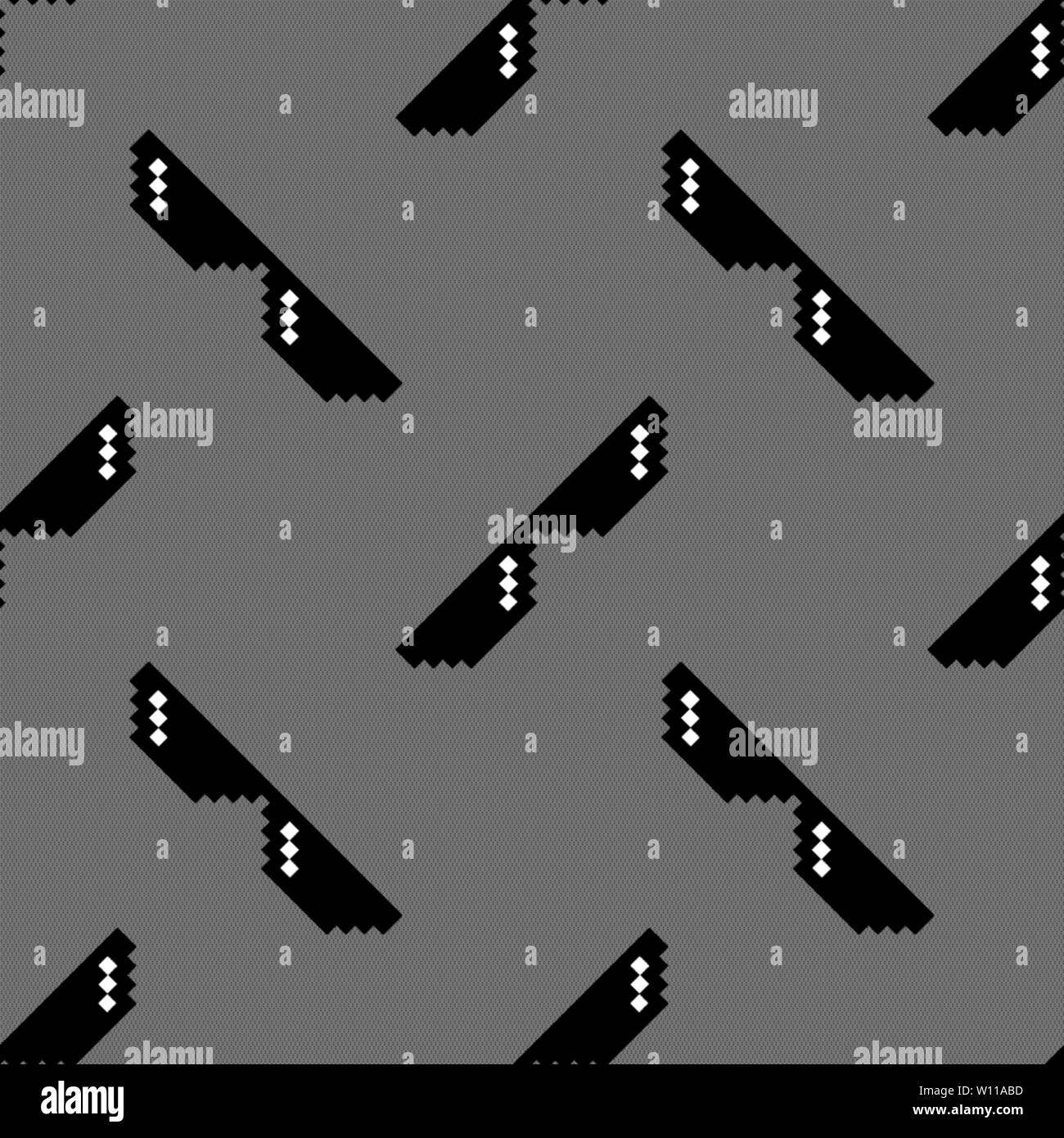 Black Pixel Sunglasses Seamless Pattern Stock Vector Image & Art - Alamy