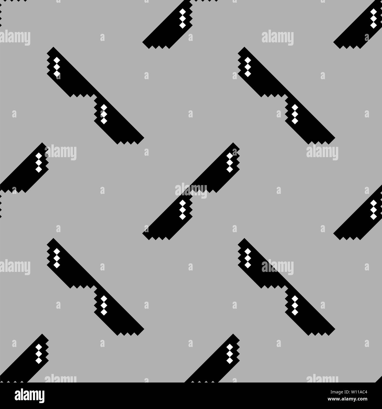 Black Pixel Sunglasses Seamless Pattern Stock Photo - Alamy