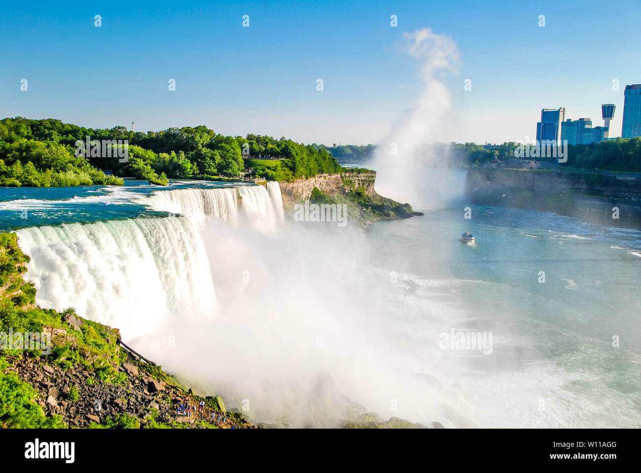 Niagara falls aerial hi-res stock photography and images - Alamy