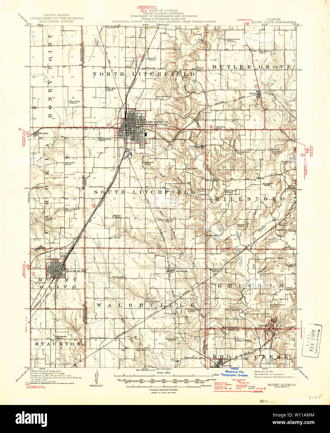 Mount olive map hi-res stock photography and images - Alamy