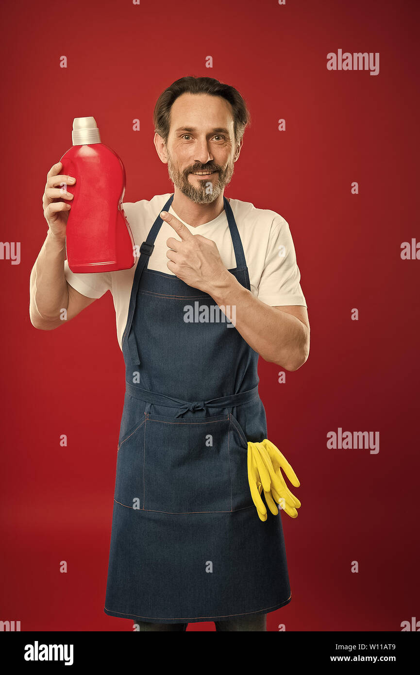 On guard of cleanliness and order. Cleaning service and household duty ...