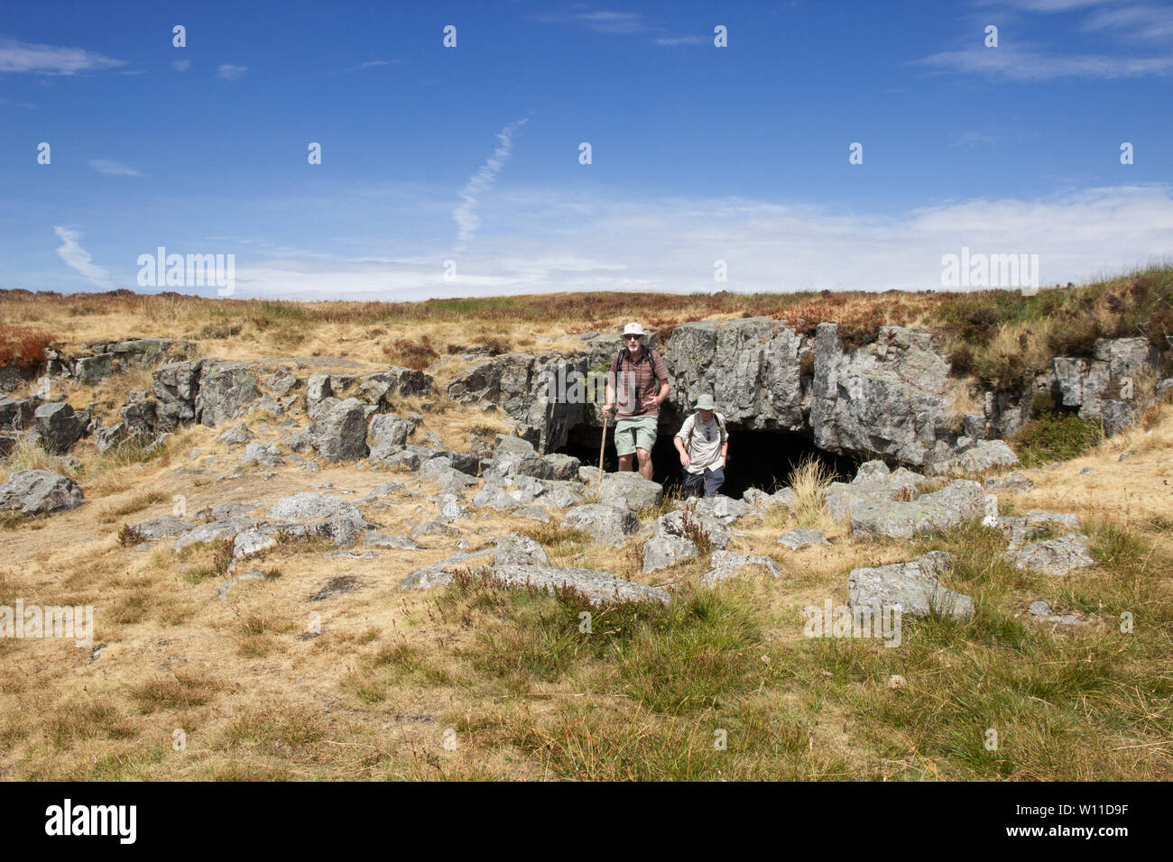 Chartist Cave on Mynydd Llangynidr in Powys, Wales, where Chartists ...