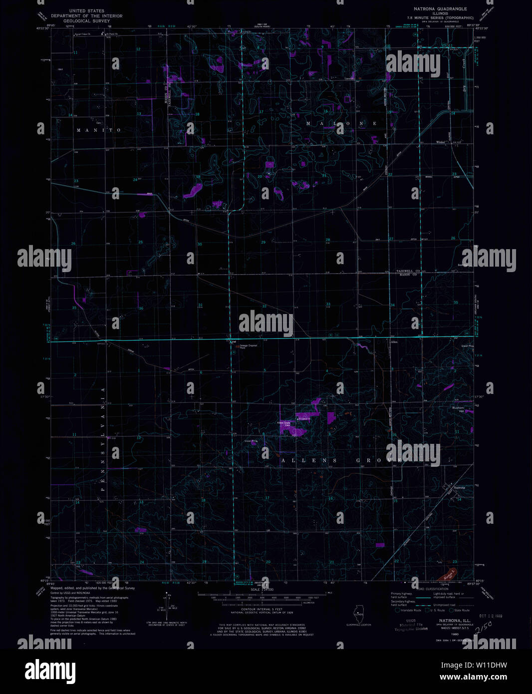 Map of natrona hi-res stock photography and images - Alamy
