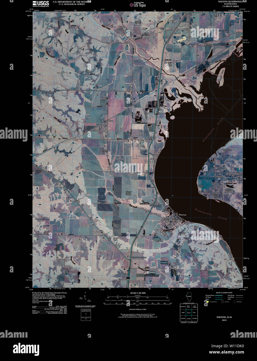 Nauvoo map hi-res stock photography and images - Alamy
