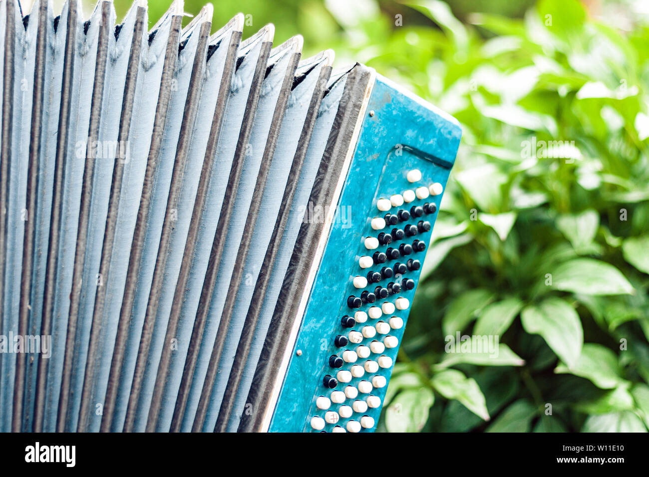 classical retro bayan (accordion), musical instrument Stock Photo - Alamy