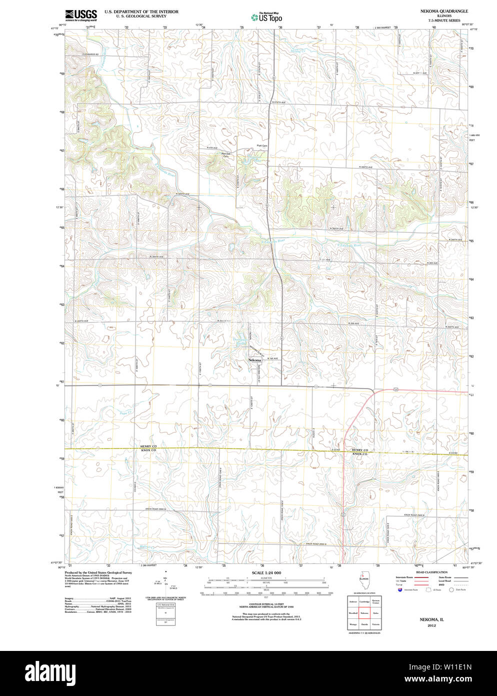 Map of nekoma hi-res stock photography and images - Alamy