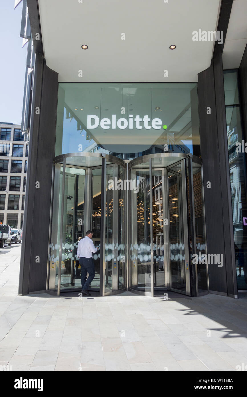 Deloitte LLP, Hill House, Little New Street, London, EC4, UK Stock ...