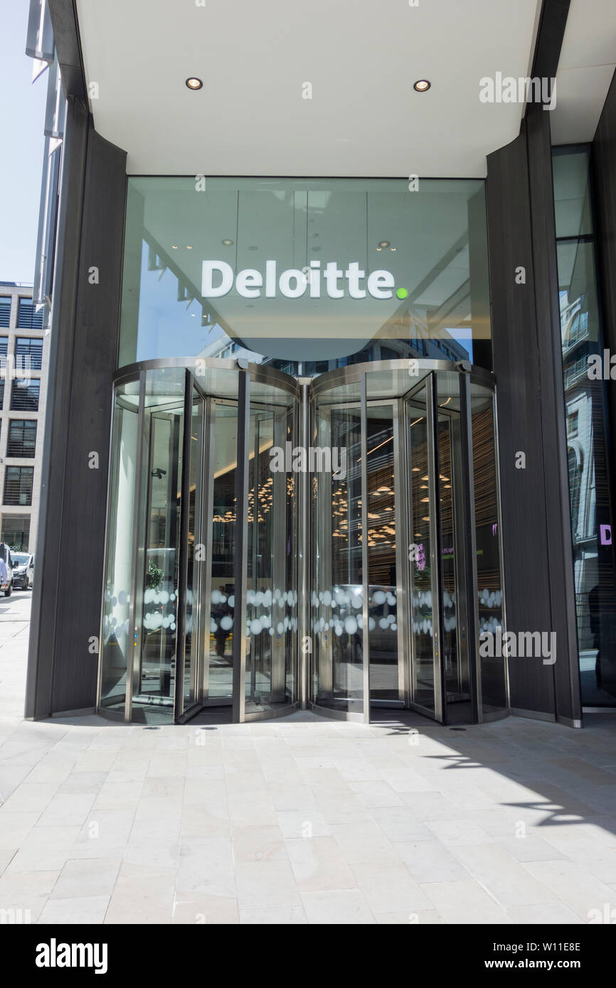 Deloitte LLP, Hill House, Little New Street, London, EC4, UK Stock ...
