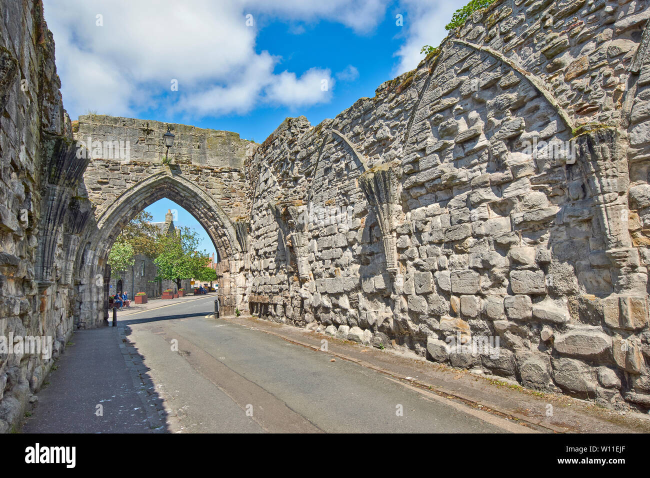ST ANDREWS FIFE SCOTLAND CATHEDRAL INTERIOR OF THE PENDS LOOKING ON TO ...