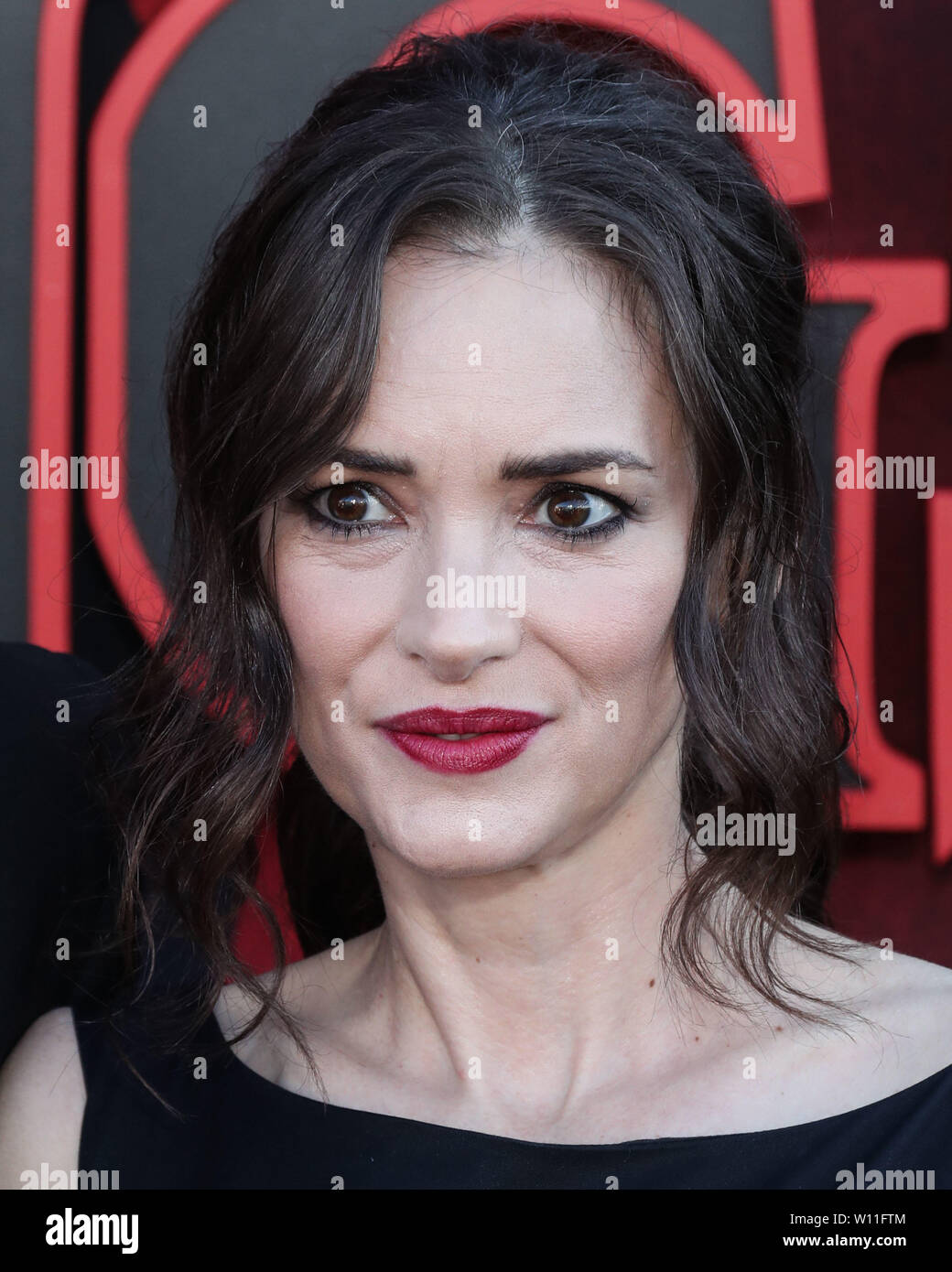 SANTA MONICA, LOS ANGELES, CALIFORNIA, USA - JUNE 28: Actress Winona ...