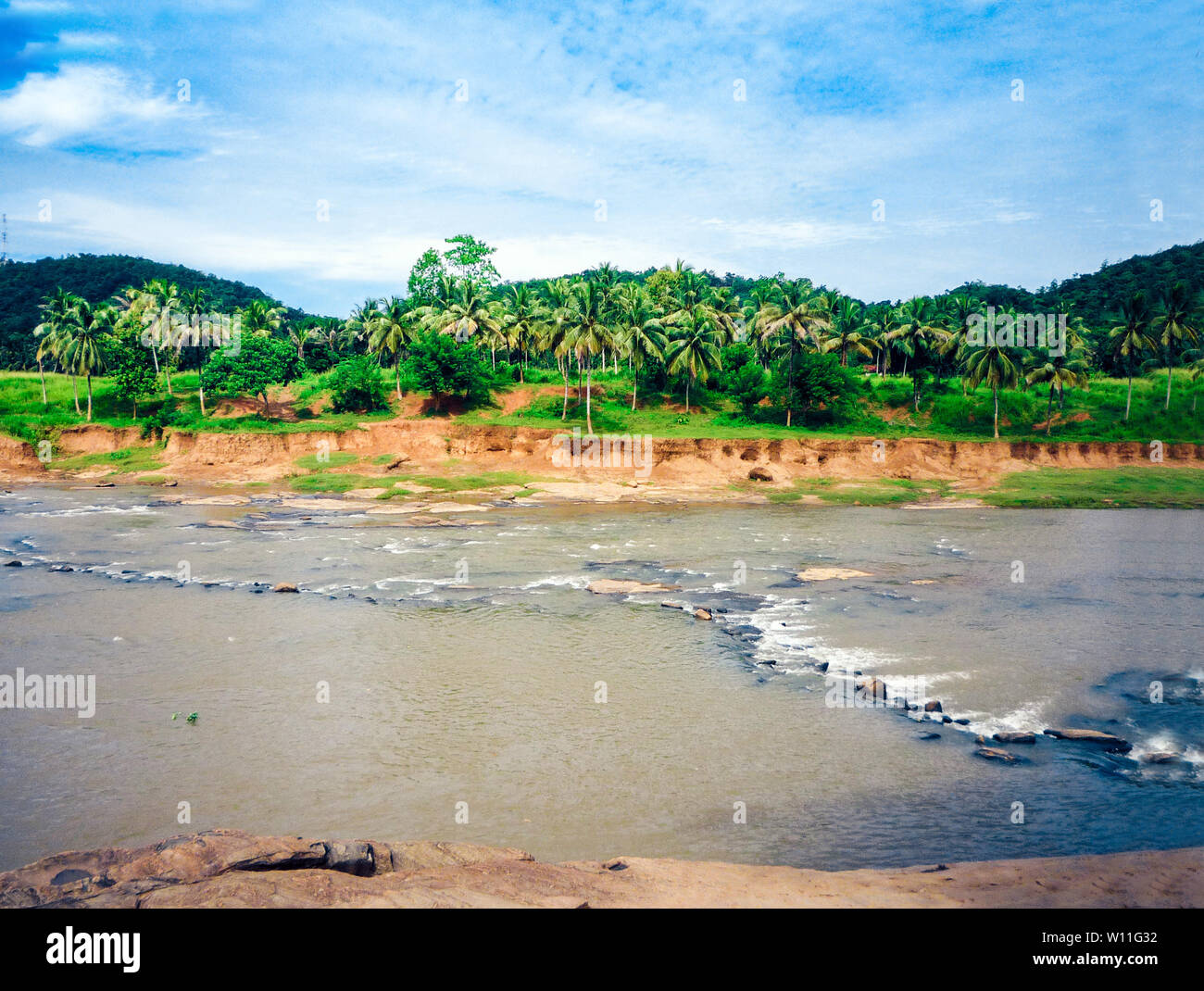 Oya river in Sri Lanka, Pinnawala Elephant Orphanage Stock Photo - Alamy