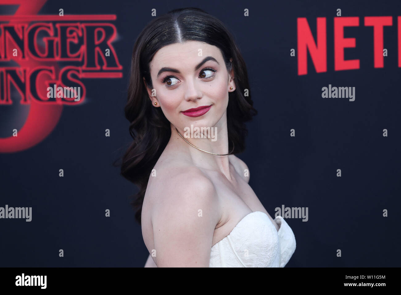 SANTA MONICA, LOS ANGELES, CALIFORNIA, USA - JUNE 28: Actress Francesca ...