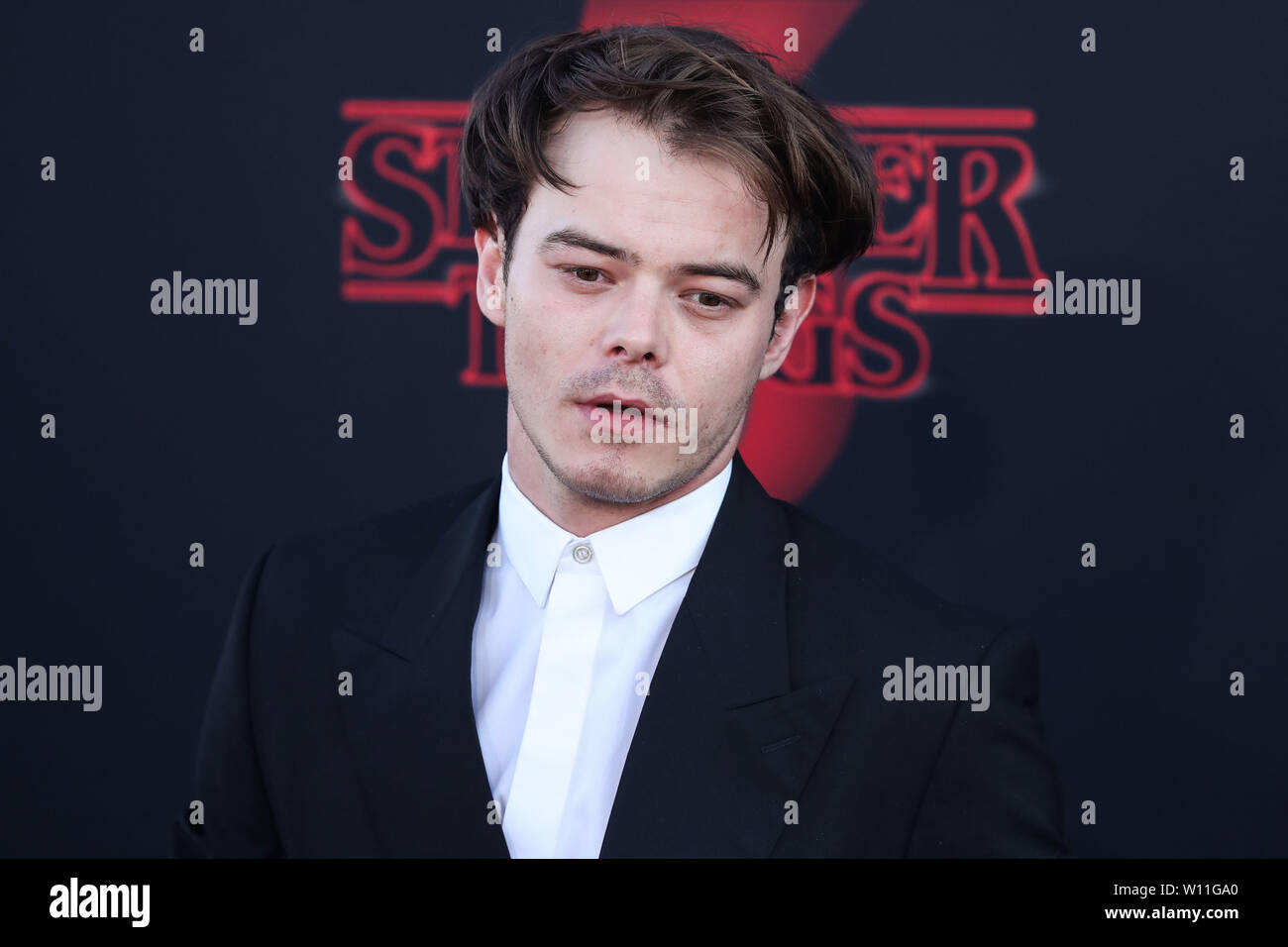 Stranger things netflix charlie heaton hi-res stock photography and ...