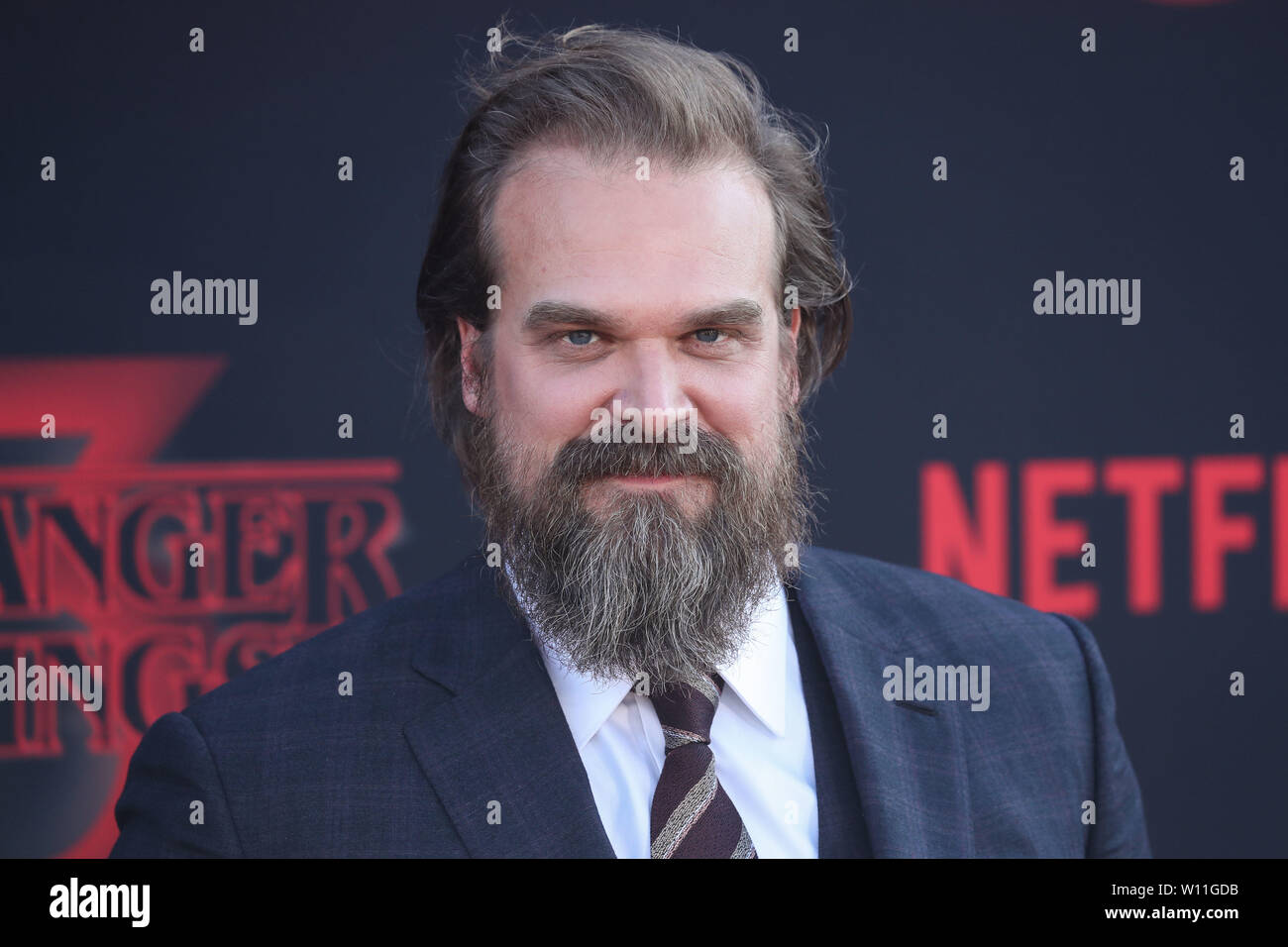 Stranger Things Netflix David Harbour High Resolution Stock Photography ...