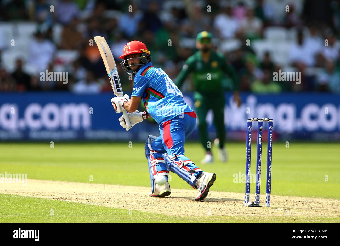 Afghanistan's Ikram Ali Khil during the ICC Cricket World Cup group ...