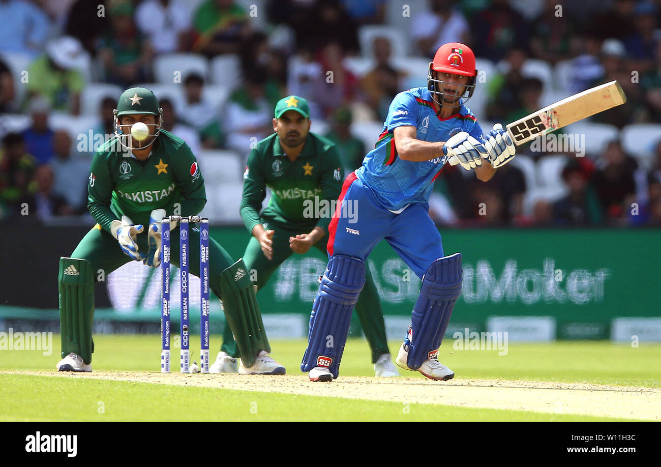 Afghanistan's Ikram Ali Khil during the ICC Cricket World Cup group ...