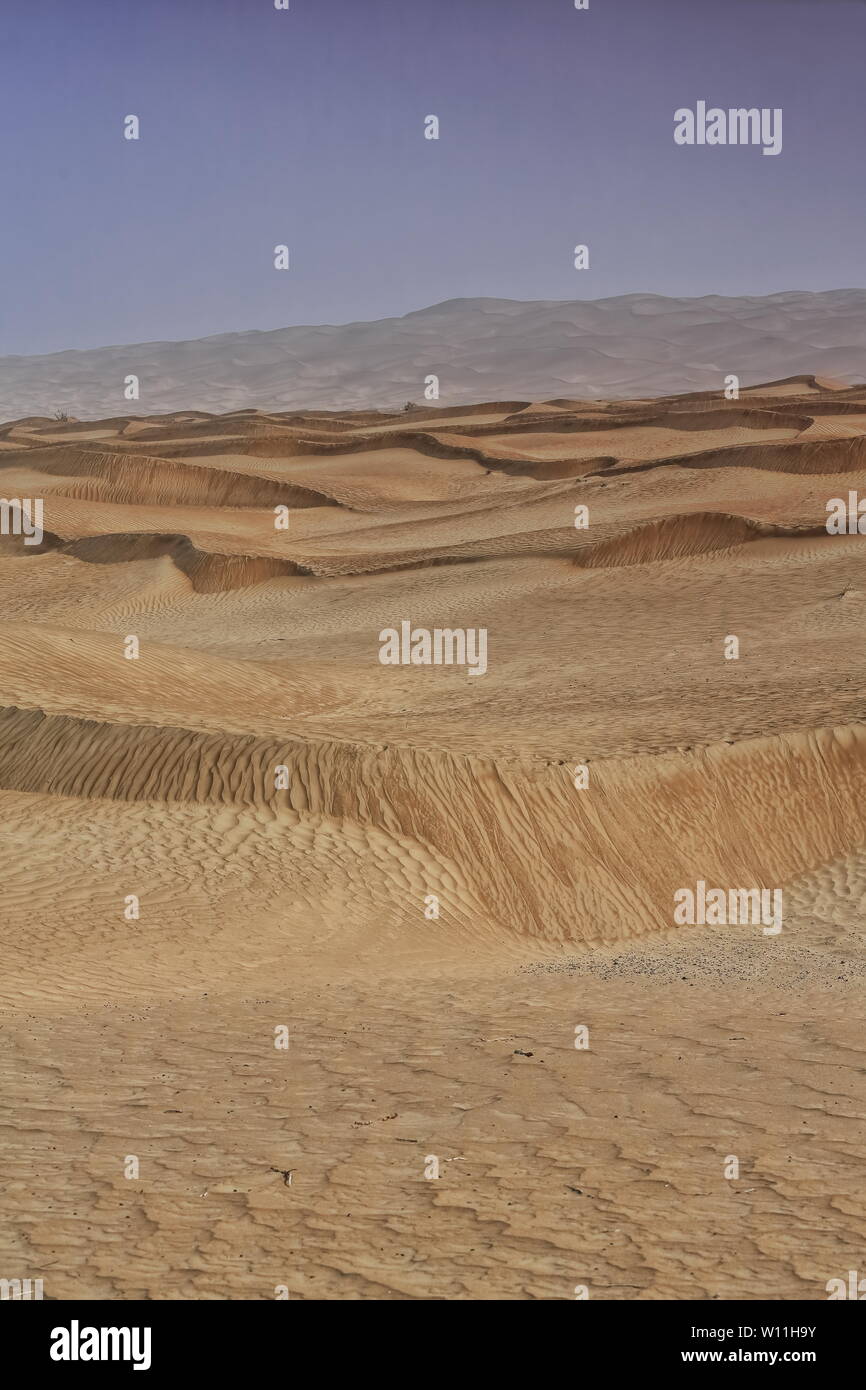 Shifting sand dunes-Takla Makan Desert. Yutian Keriya county-Xinjiang ...
