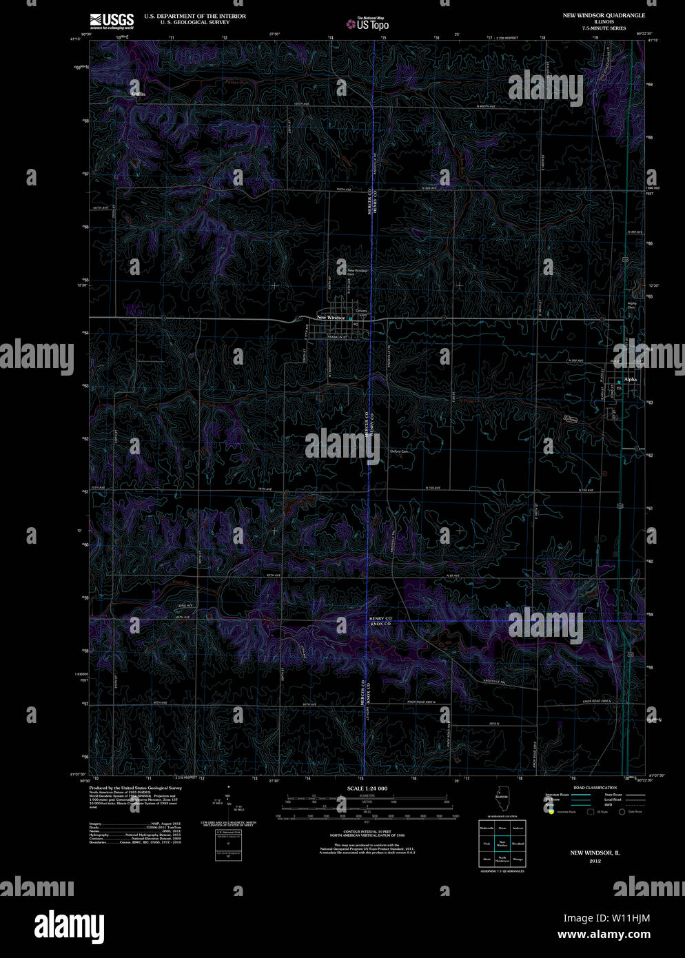 Map of new windsor hi-res stock photography and images - Alamy