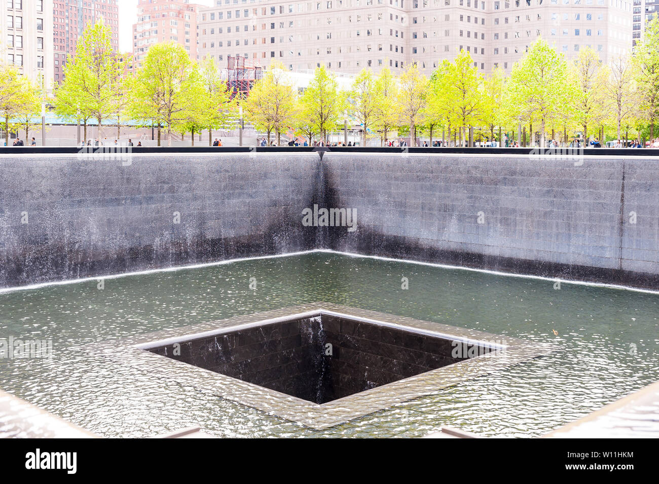 9/11 Memorial, Ground Zero, Manhattan, New York, commemorating the ...