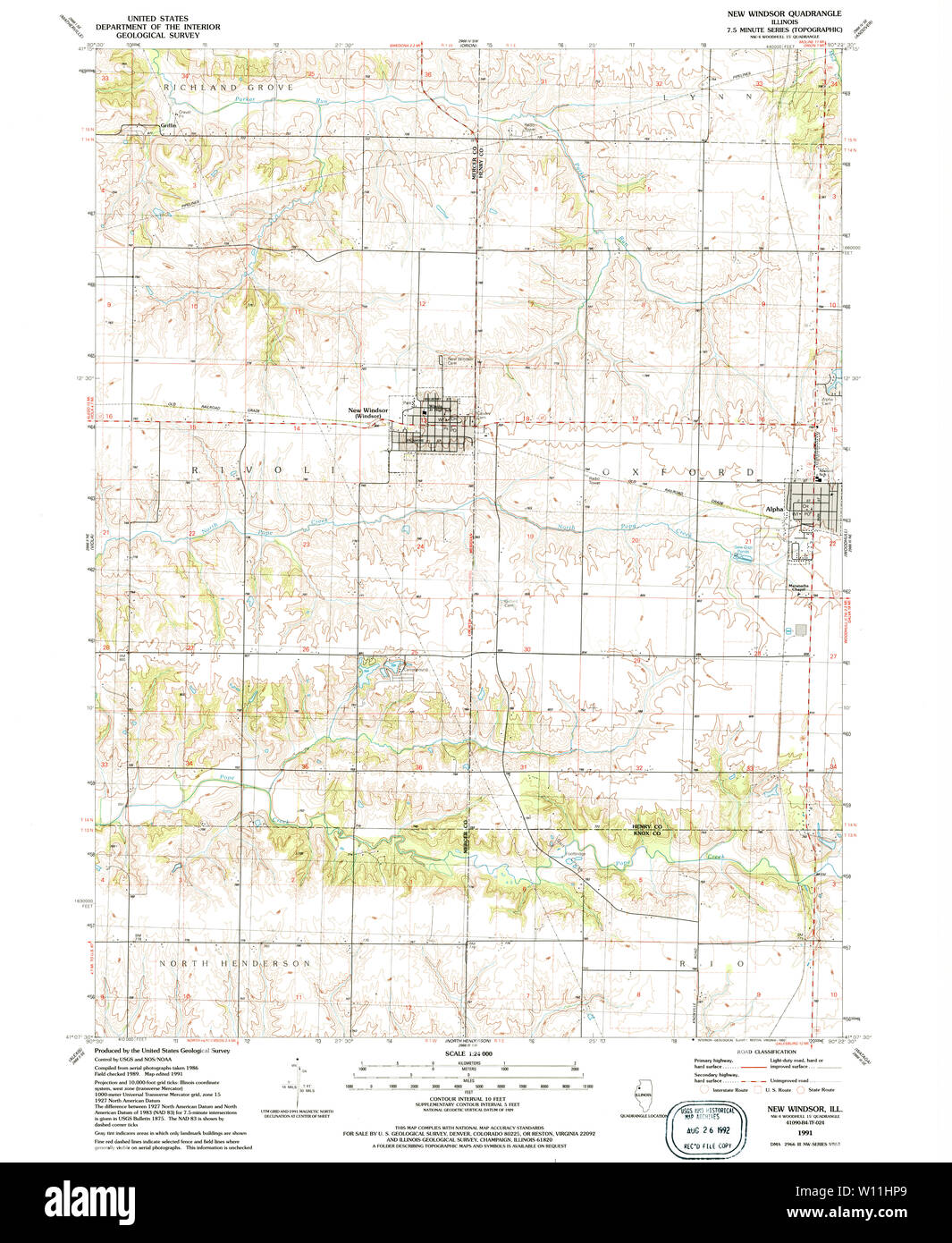 Map of new windsor hi-res stock photography and images - Alamy