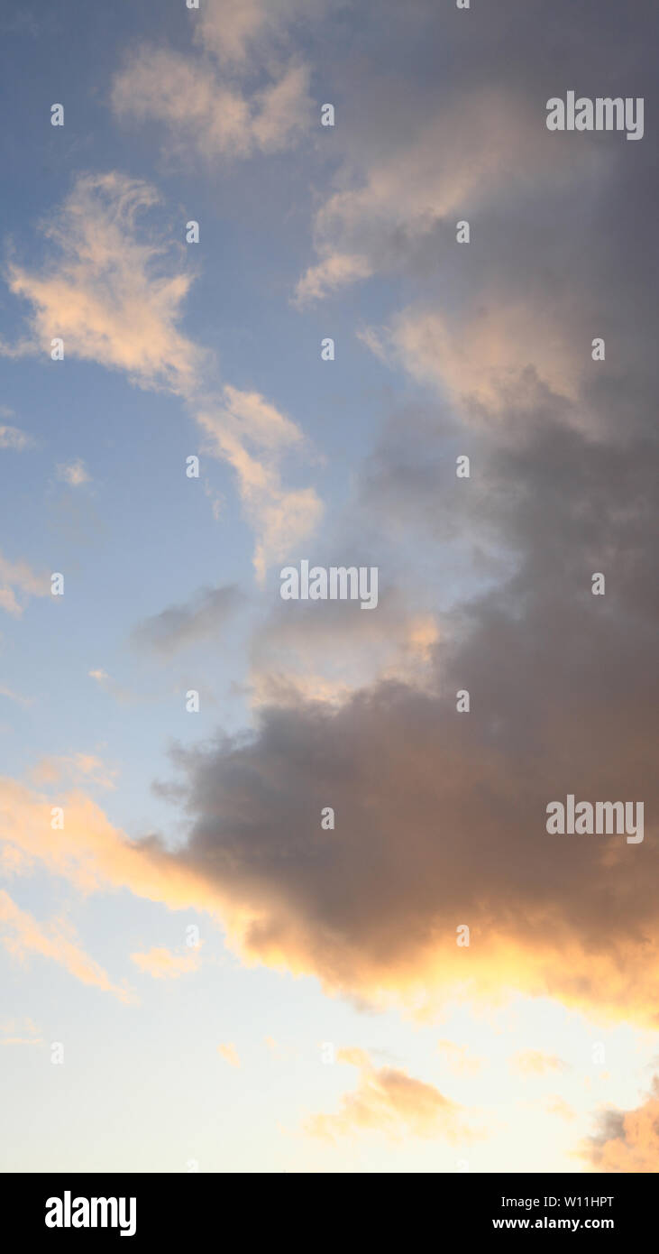 sunset sky at summer Stock Photo - Alamy