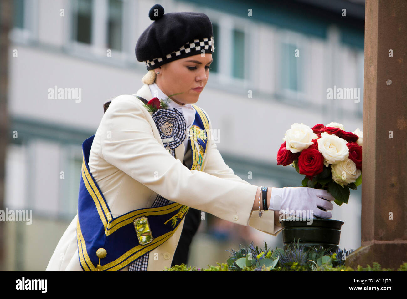 Galashiels, Scottish Borders, UK, June 29 2019. Braw Lads' Day 2019 ...