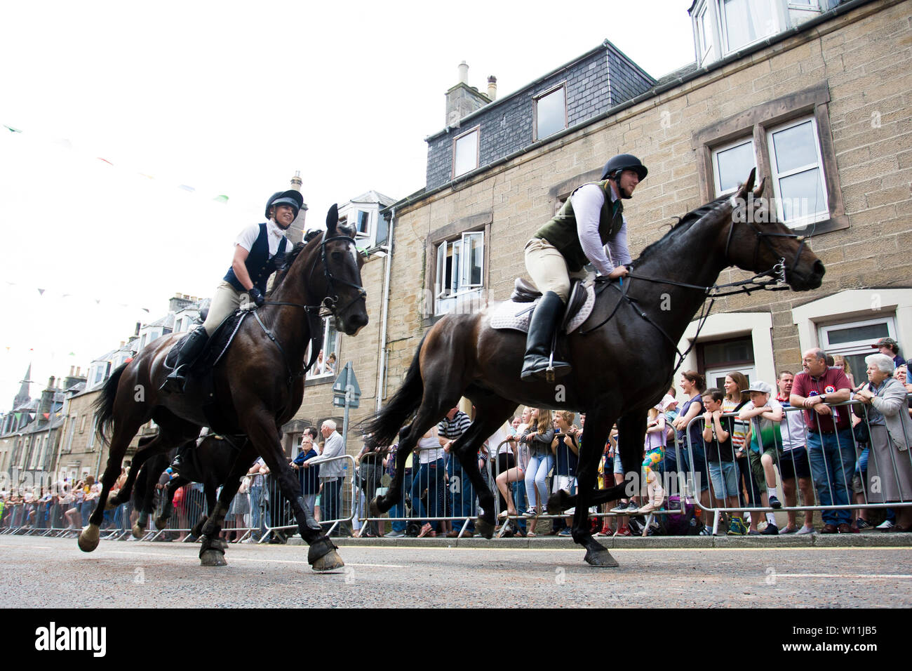 Galashiels, Scottish Borders, UK, June 29 2019. Braw Lads' Day 2019 ...