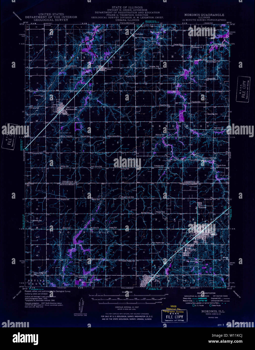 Map of nokomis hi-res stock photography and images - Alamy